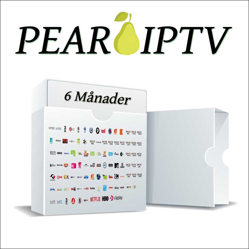 6 Månaders IPTV | Pear IPTV
